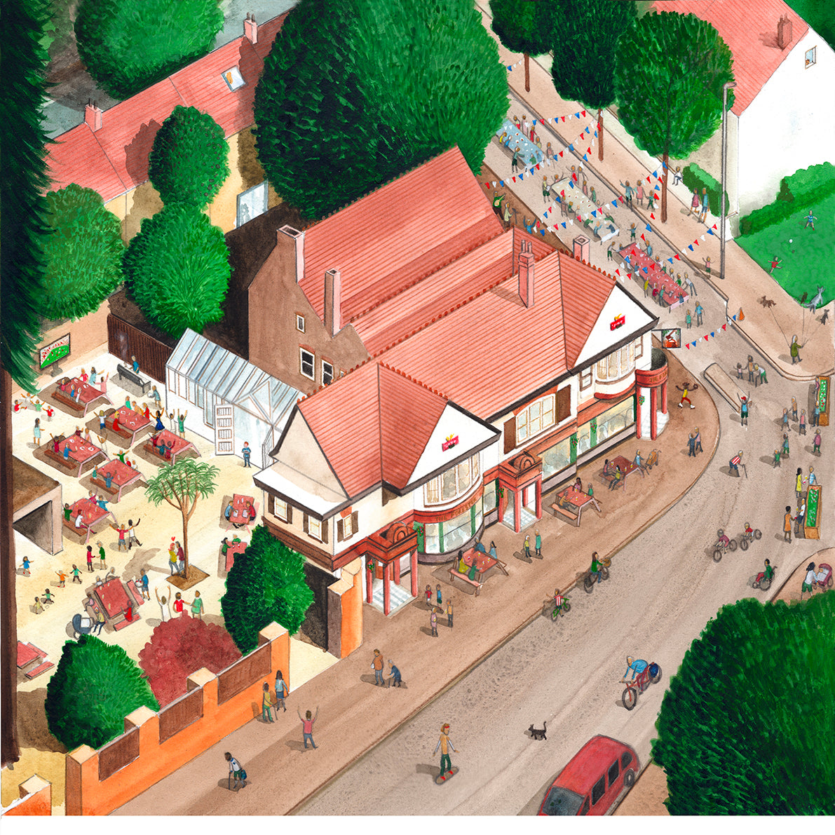 The Forester pub, Ealing (Day) – Illustrated London